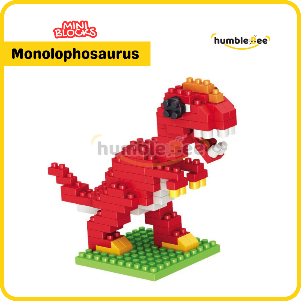 Jual Jike Mini Blocks - Dinosaur Series | Mainan Edukatif Balok Susun ...