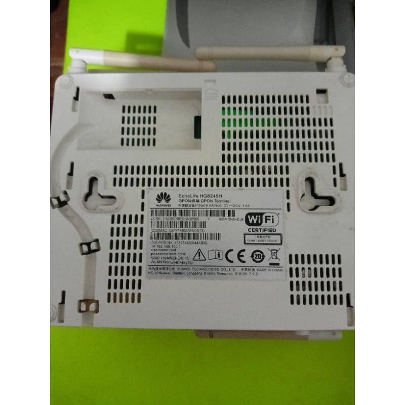 Jual Huawei 5H/5A HG8245H HG8245A v2 ONT Gpon (support bridge hotspot ...