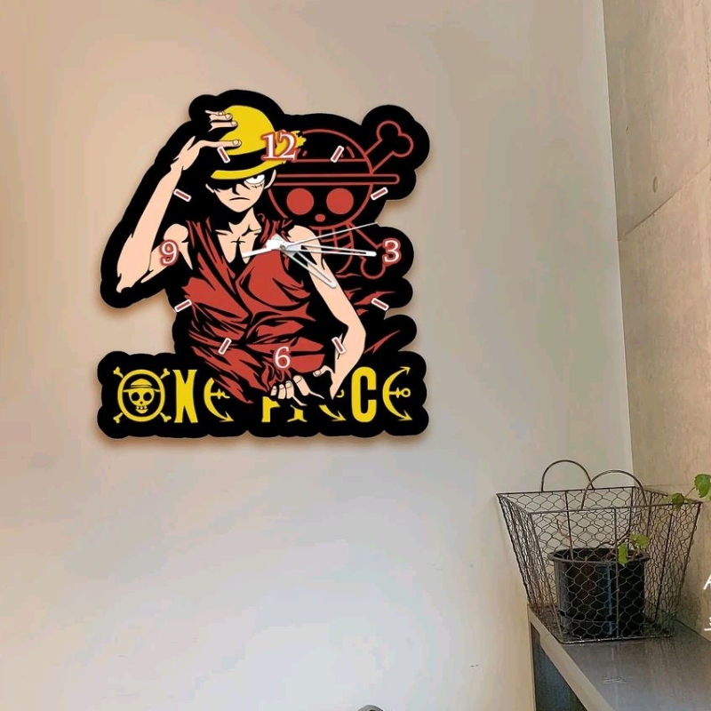 Jual JAM DINDING CUSTOM ONE PIECE MUGIWARA Hiasan Dinding Mugiwara No ...