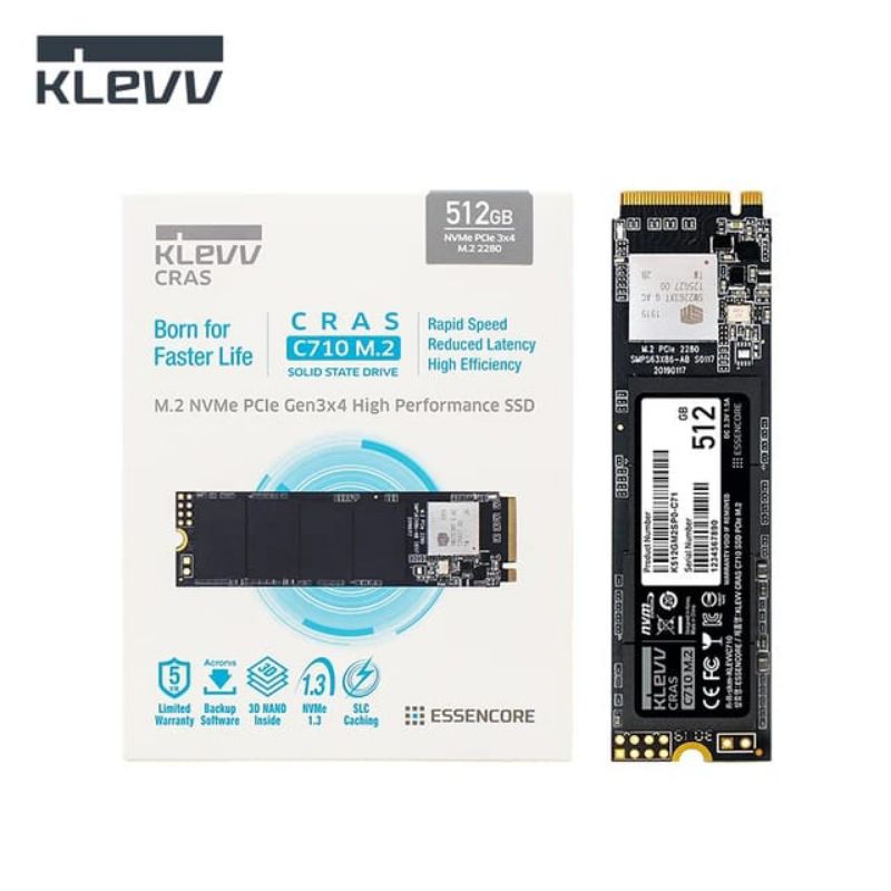 Jual KLEVV SSD CRAS C710 512GB M.2 2280 NVMe PCle Gen3 x4 | Shopee ...