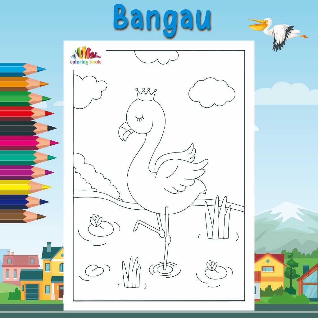 Jual KERTAS MEWARNAI / COLORING / KERTAS GAMBAR / BANGAU / KERTAS ...