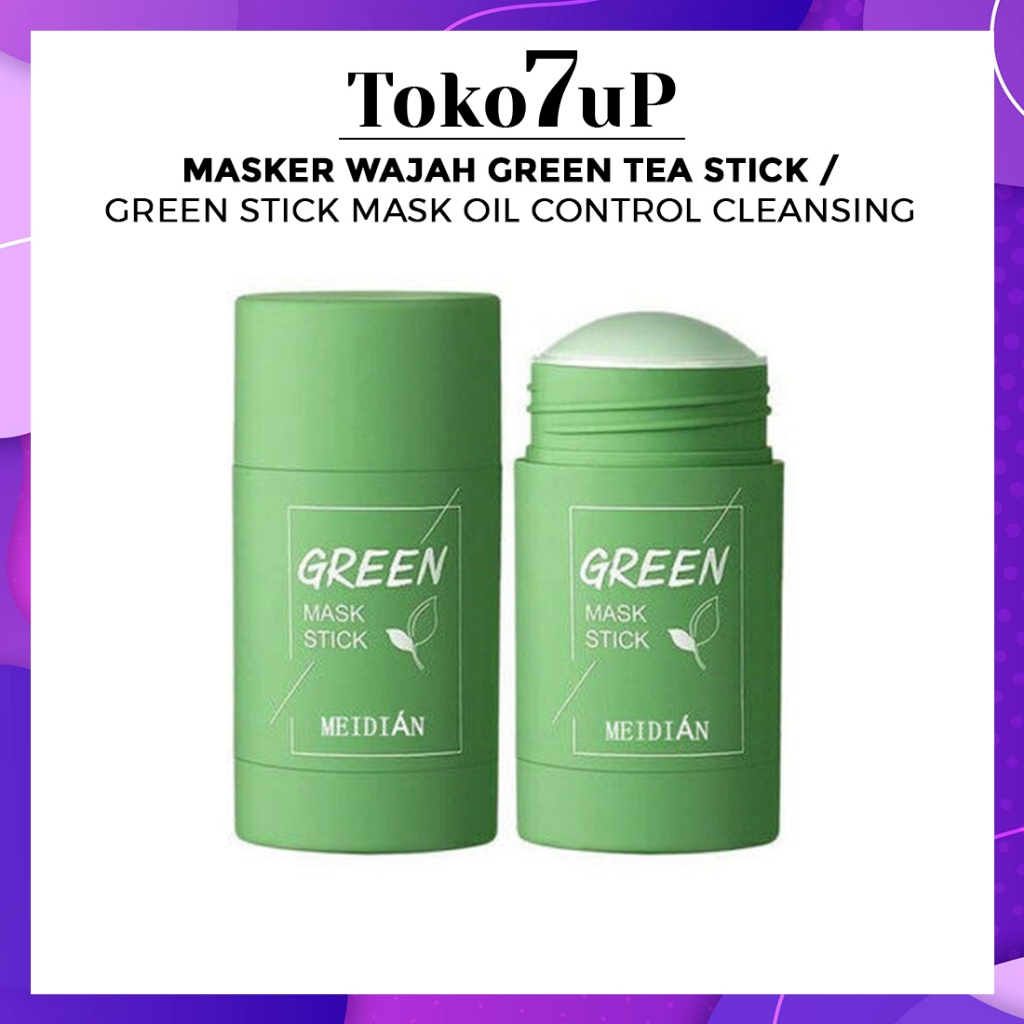 Jual MASKER WAJAH GREEN TEA STICK / GREEN STICK MASK OIL CONTROL CLEANSING 40 GR | Shopee Indonesia
