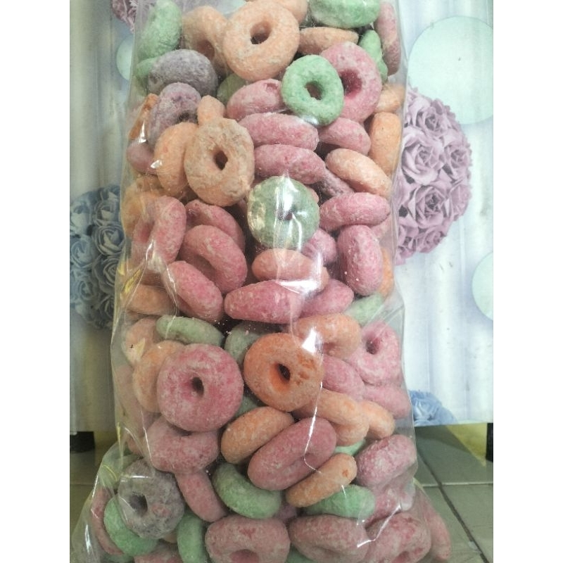 Jual KUE GABUS TELOR GABUS MANIS WARNA WARNI 200gram | Shopee Indonesia