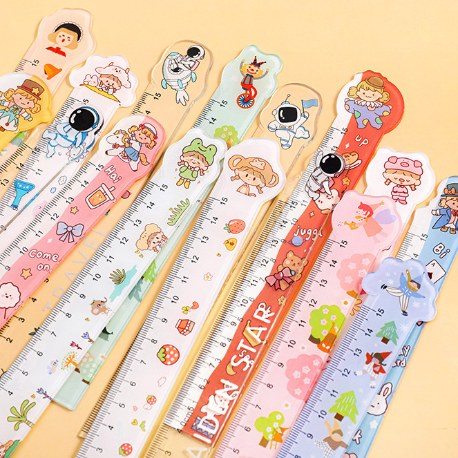 Jual Penggaris Lucu 15 Cm / Penggaris Plastik Funny Karakter ...