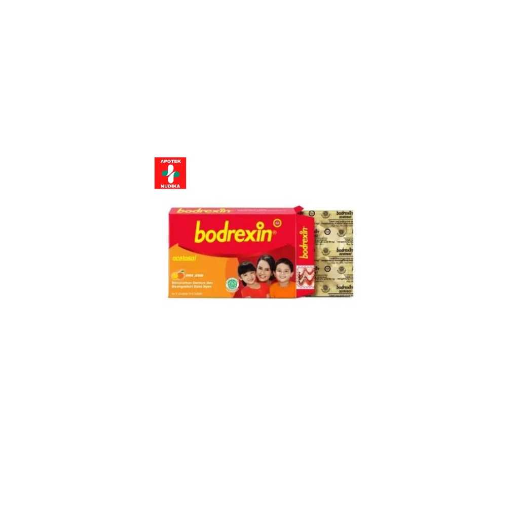 Jual BODREXIN BOX Isi 16 Tablet Kunyah Rasa Jeruk - Obat Penurun Demam ...
