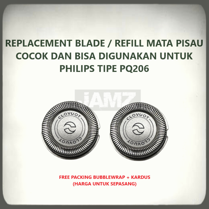 Jual HQ4 Refill Mata Pisau Bisa dan Cocok Untuk Philips PQ206 ...
