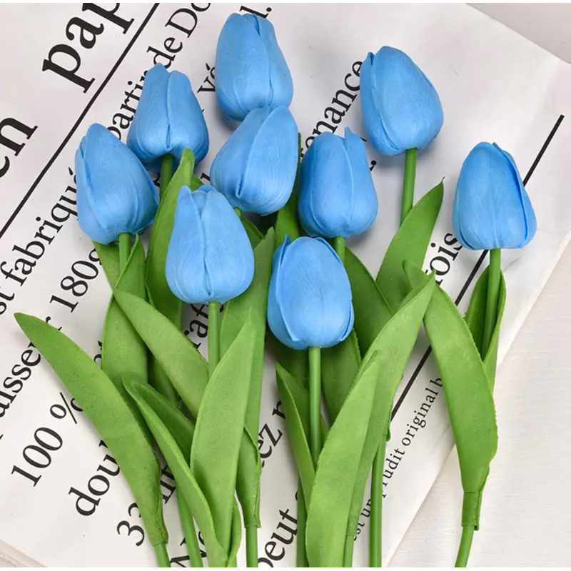 Jual BUNGA TULIP LATEX PERTANGKAI tulip hias tulip artificial latex ...