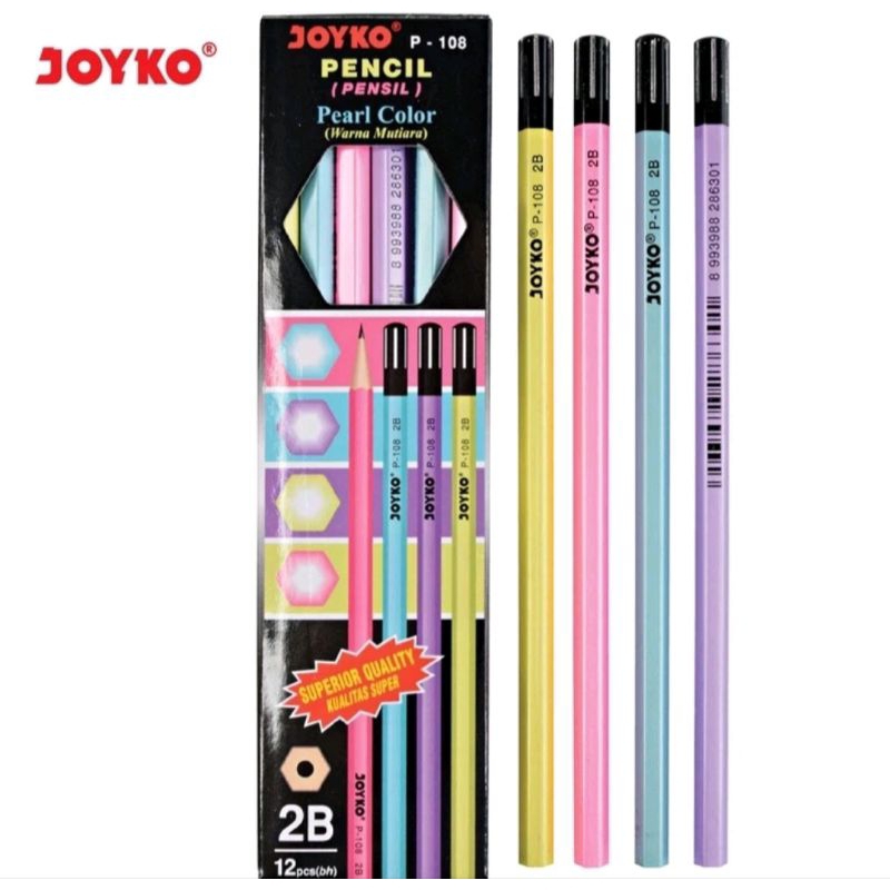 Jual PENSIL JOYKO 2B P-108 (ISI 12 BIJI) | Shopee Indonesia