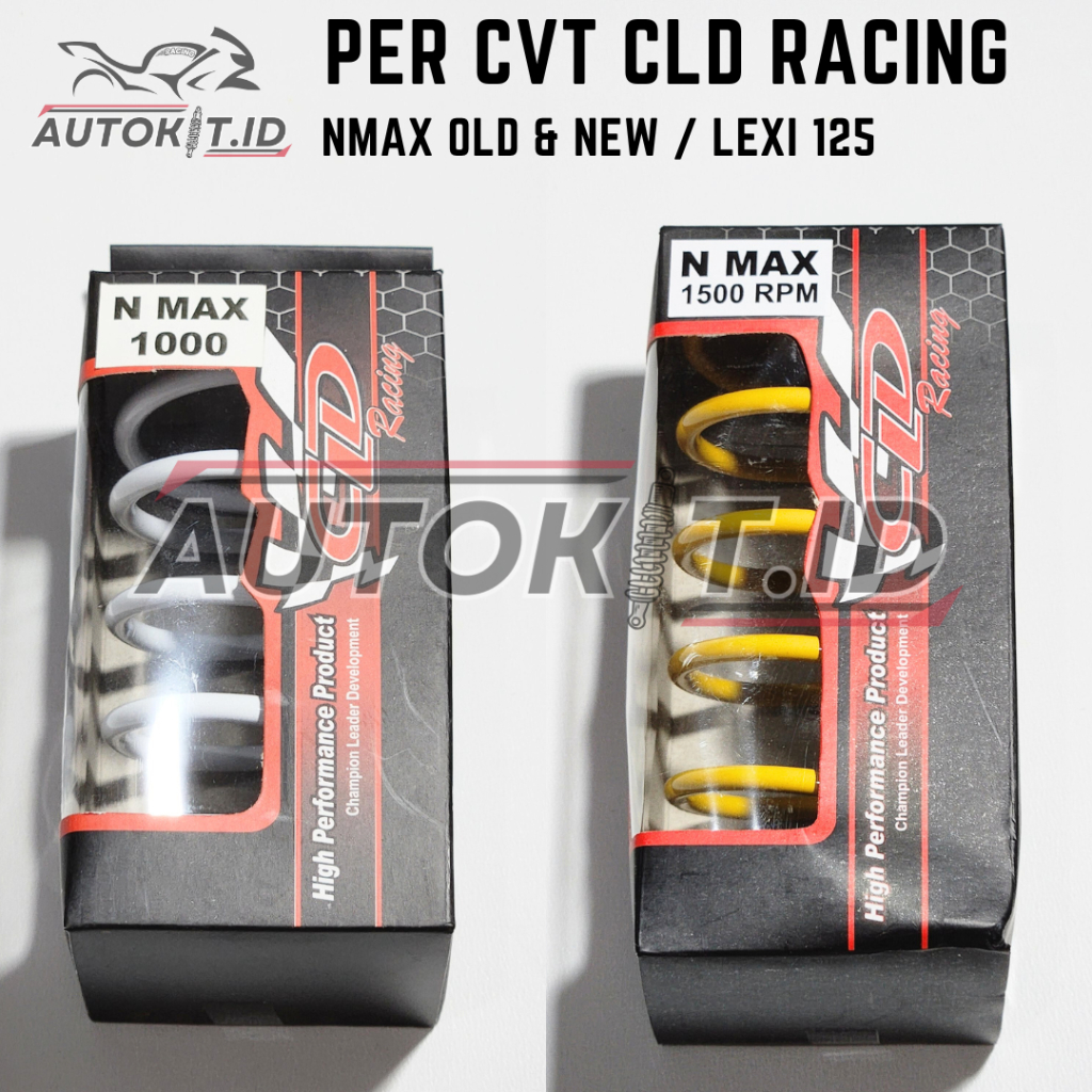 Jual PER CVT CLD RACING 1000 RPM / 1500 RPM NMAX OLD & NEW / LEXI 125 ...