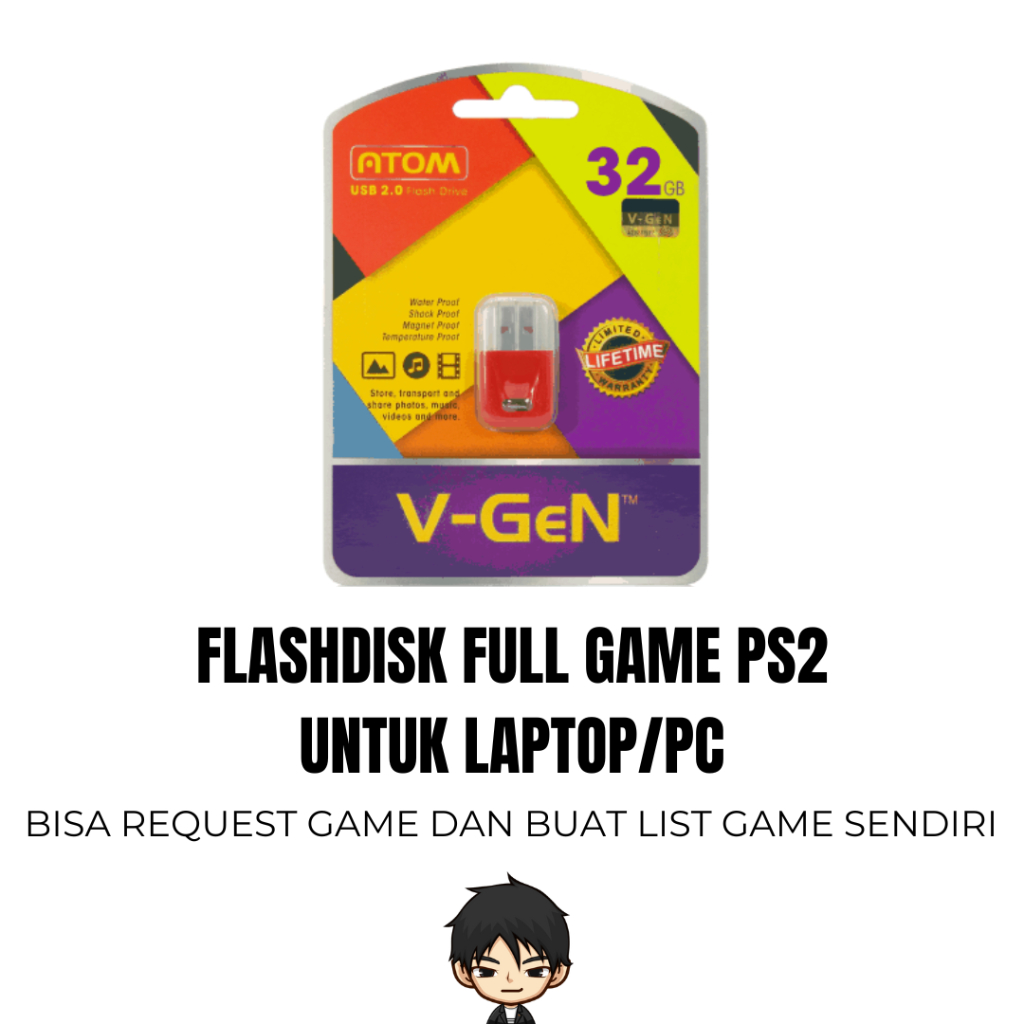 Jual Flashdisk isi Game Ps2 untuk Laptop dan Pc | Shopee Indonesia