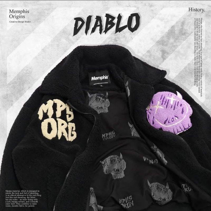 Jual MEMPHIS SHERPA DIABLO | Shopee Indonesia