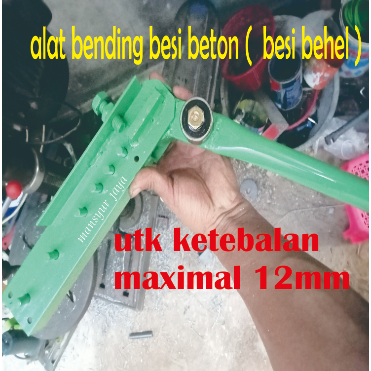Jual alat bending besi beton4-12mm,alat utk menekkukkan besi behel ...
