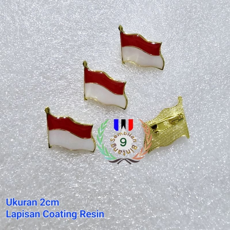 Jual Pin Bendera Merah Putih Berkibar 2cm | Shopee Indonesia