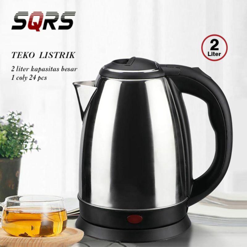 Jual SQRS Teko Listrik 2 Liter Full Stainless Steel Pemanas Air ...
