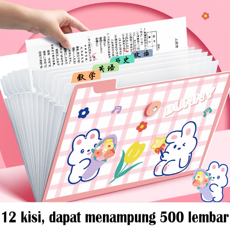 Jual Rhaast Tempat file Standing A4 File folder document bag/ Tas ...