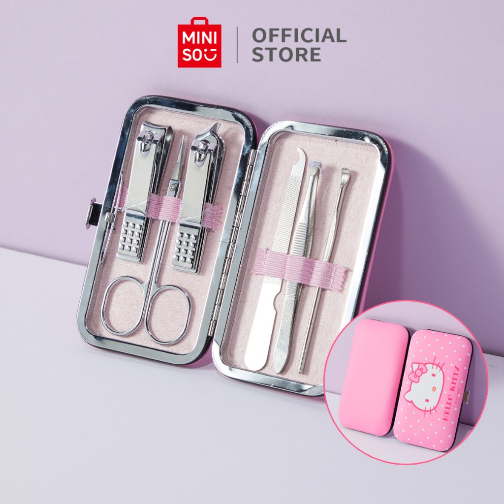 Jual MINISO X Sanrio Hello Kitty Gunting Kuku Manicure Pedicure 6 PCS ...
