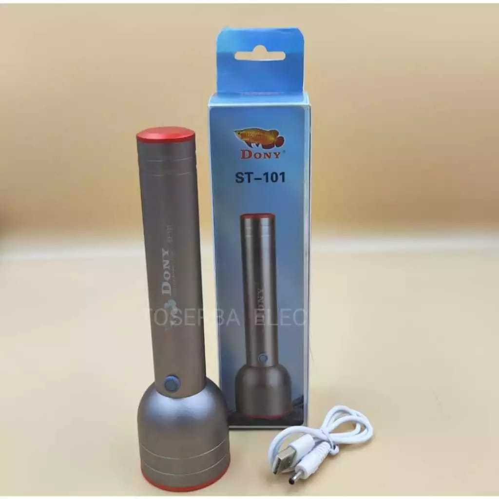 Jual SENTER TANGAN LED DONY ST-101 - JARAK JAUH - TAHAN LAMA 15 JAM - BAHAN ALMUNIUM | Shopee ...