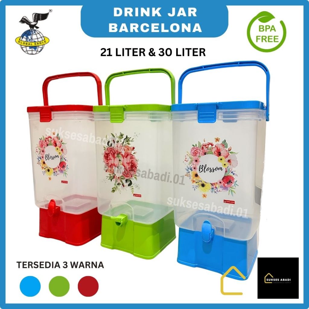 Jual DISPENSER AIR MINUM 21 Lt 30 Lt GLOBAL EAGLE / DRINK JAR BARCELONA ...