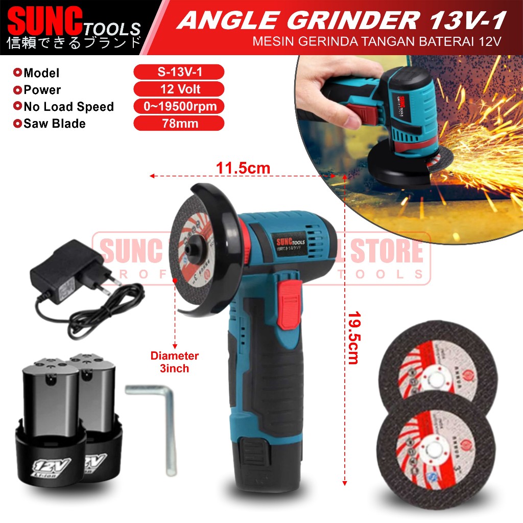 Jual SUNC TOOLS Gerinda Tangan Mesin Gerinda Angle Grinder Gerinda ...