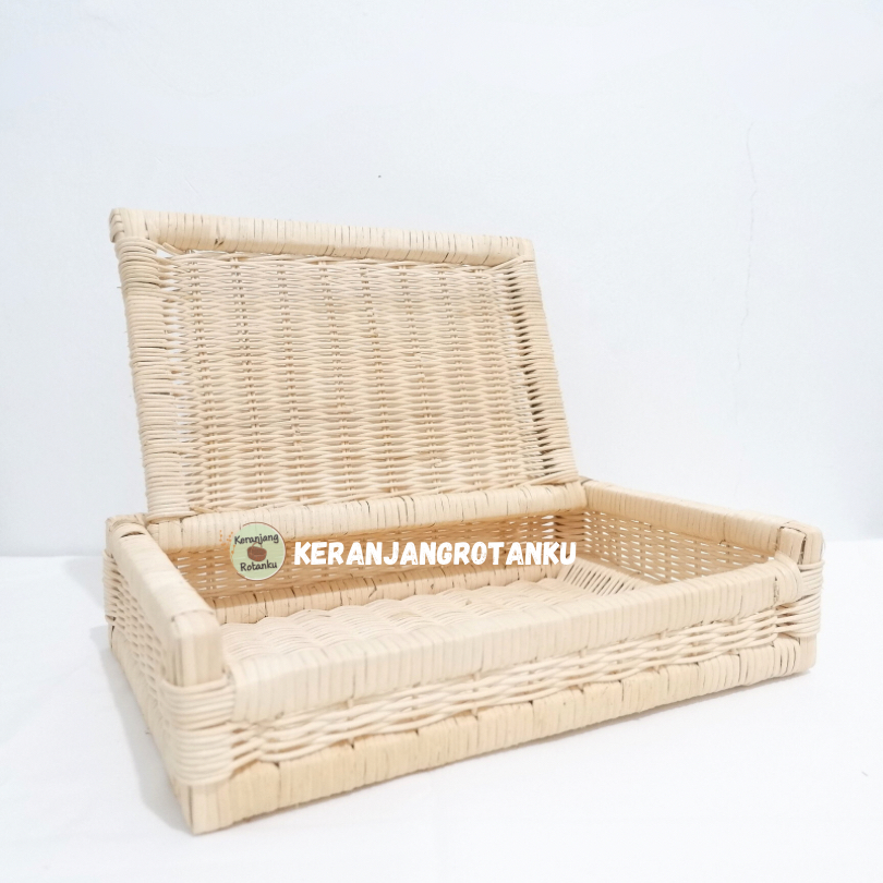 Jual Keranjang Rotan Persegi Panjang Parcel 34x23x8 | Shopee Indonesia