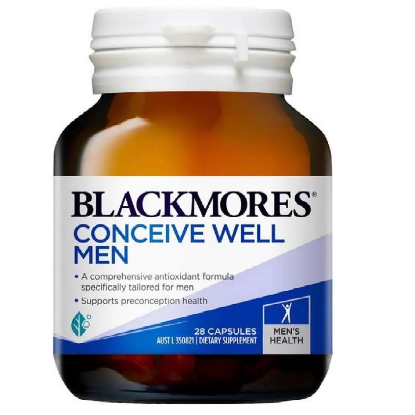Jual Blackmores Conceive Well Men 28 Capsules (Vitamin Kesuburan Pria ...