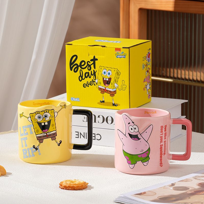 Jual Spongebob & Patrick Mug Keramik Original | Shopee Indonesia