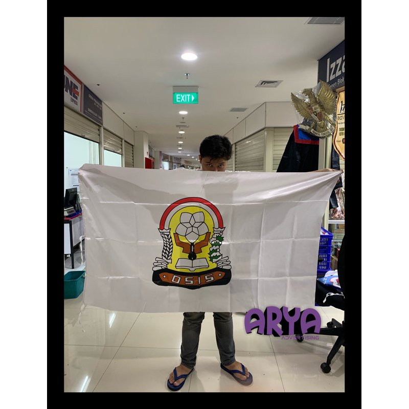 Jual Bendera OSIS SMP ukuran 90x135cm | Shopee Indonesia