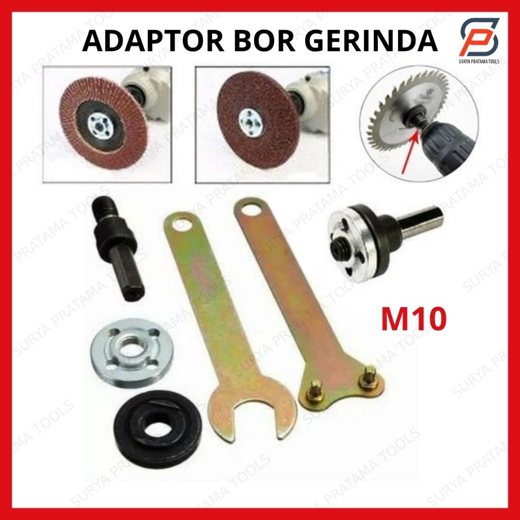 Jual Adaptor Konverter Mesin Bor Ke Mesin Gerinda Adapter Konektor ...