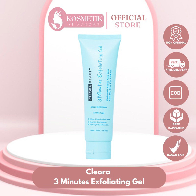 Jual ️ KOSMETIKSIBUNGAS ️ Cleora 3 Minutes Exfoliating Gel Cloera ...