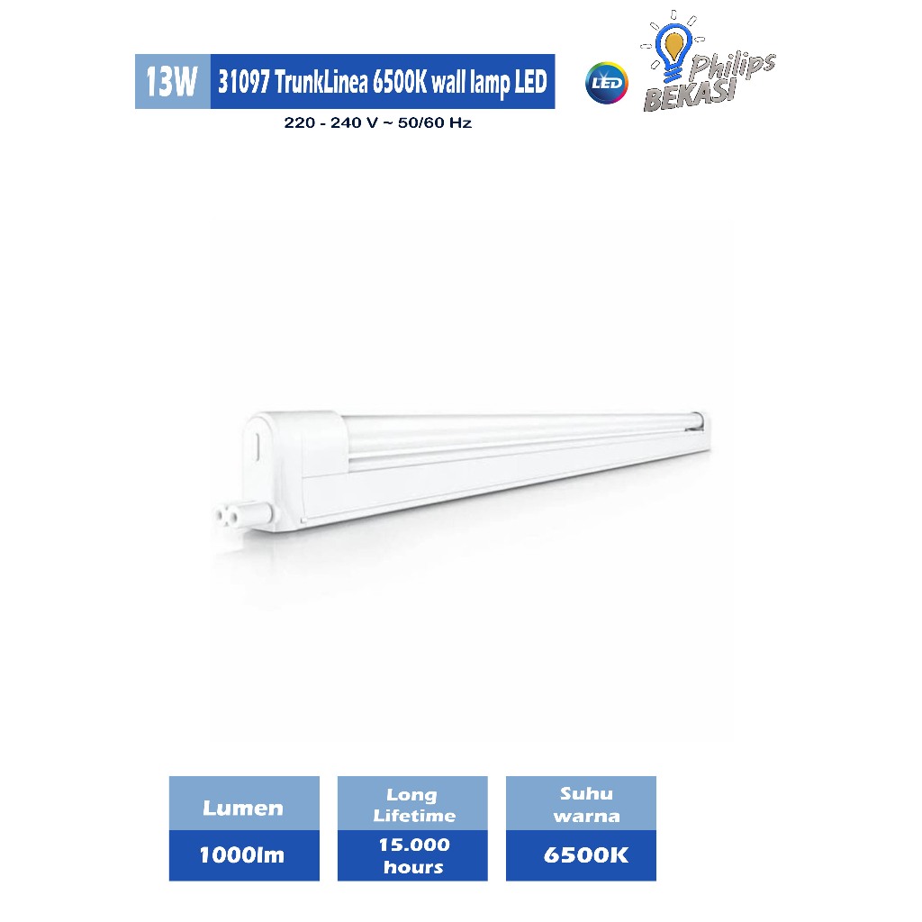 Jual Lampu Philips 31097 Cove Light LED Trunklinea 13 Watt 65K | Shopee ...