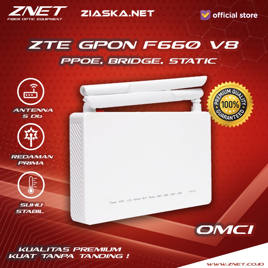 Jual Versi Baru Modem ZTE f660 Gpon Ont ZXHN F660 v8 support ZTE OLT Akses Poin RtRwnet New ...