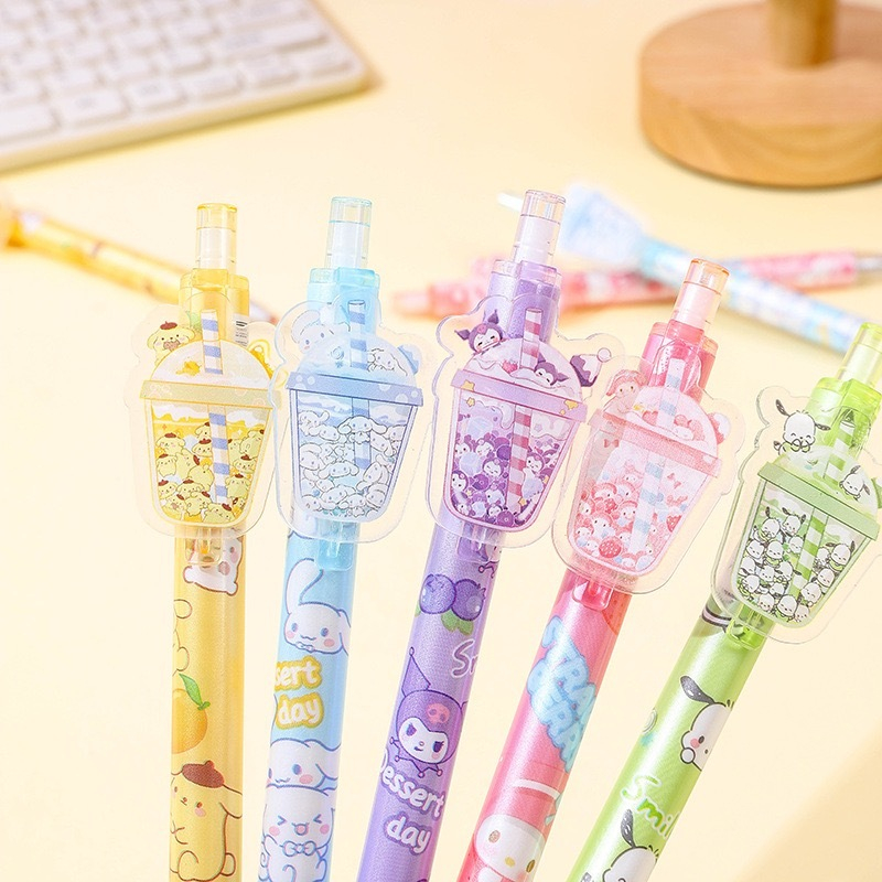 Jual Pulpen Motif Boba Sanrio pompom/cinamoroll/kuromi/melody/pocha ...