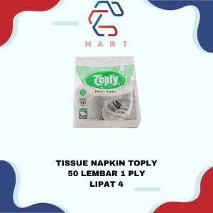 Jual Toply Tissue Napkin 50 Lembar 1 Ply Lipat 4 - 1 Pcs | Shopee Indonesia