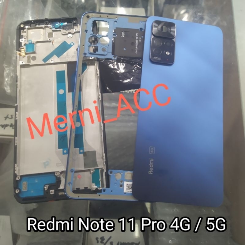 Jual Kesing Cessing Hausing Fullset Frame Lcd Xiaomi Redmi note 11 Pro ...