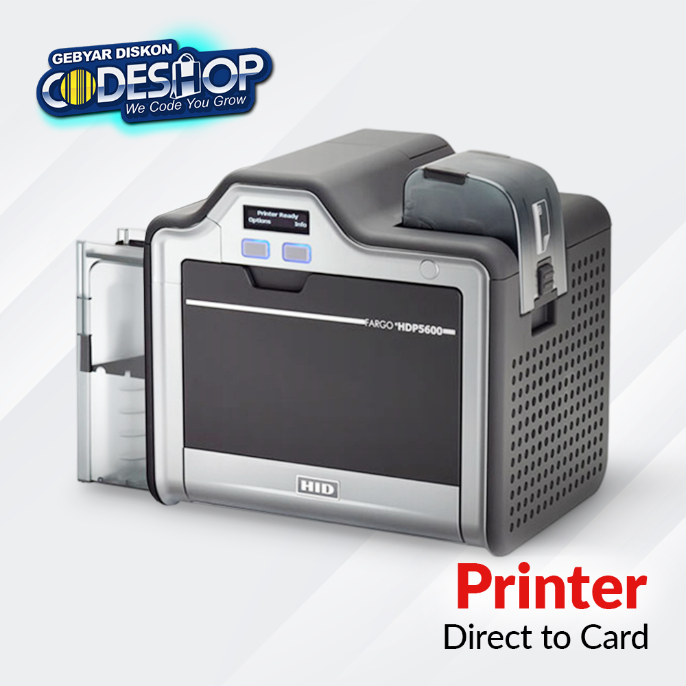 Jual Fargo HDP5600 Single Side Printer ID Card Cetak Kartu PVC 600dpi ...