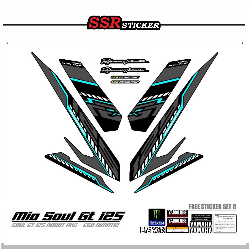 Jual STRIPING SOUL GT EDISI 2018 / 3 /EGO AVANTIZ / BLUECORE / ROBOT ...
