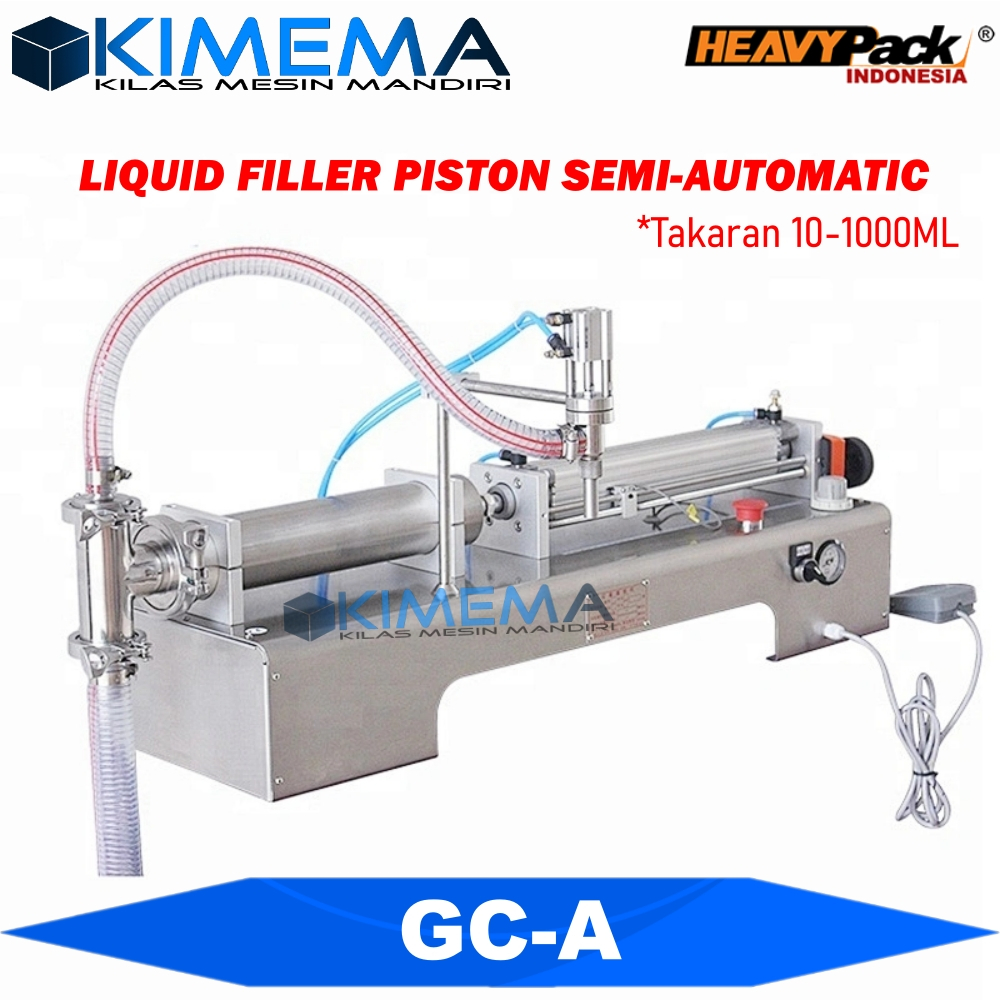 Jual Mesin Filling Liquid Pengisi Cairan GC-A Heavypack 1 Nozle 1000ml | Shopee Indonesia