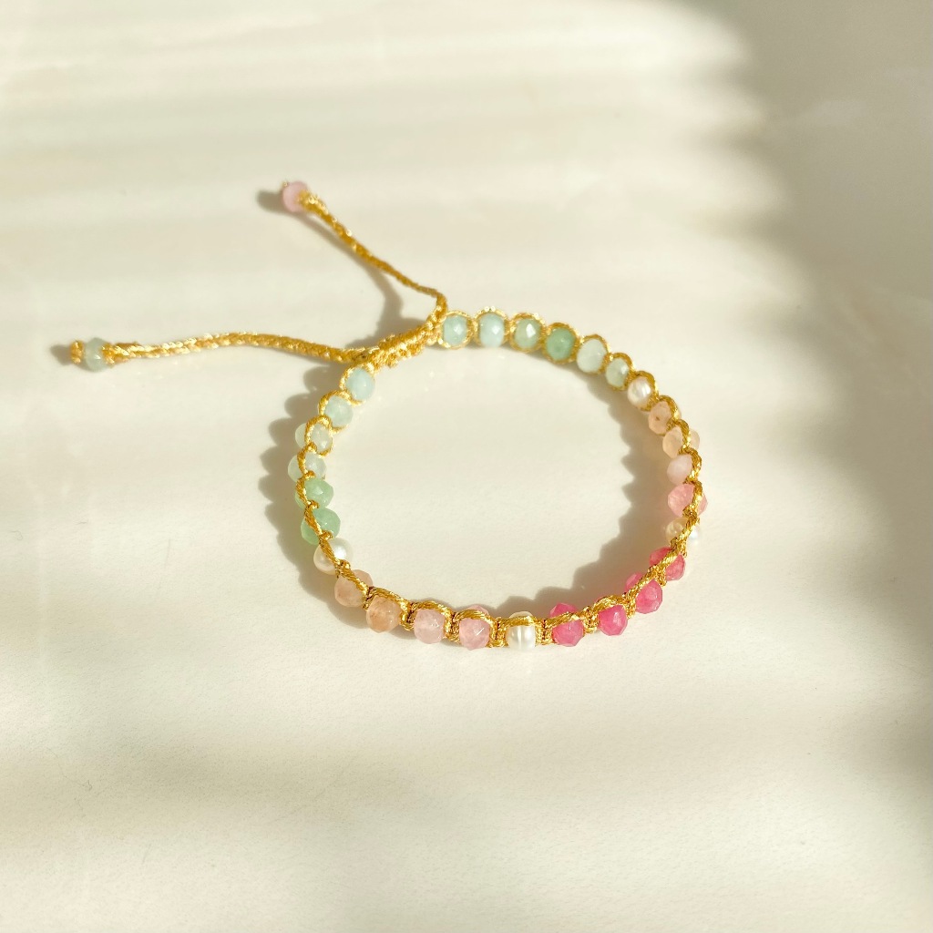 Jual 4mm Cakra Bracelet — Gelang Macrame Fashion Wanita Batu Alam Kusukagaya | Shopee Indonesia