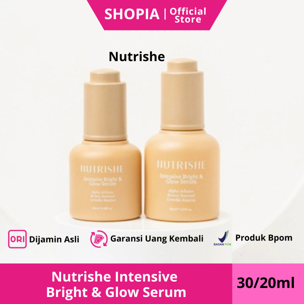 Jual Nutrishe Intensive Bright & Glow Serum | Shopee Indonesia