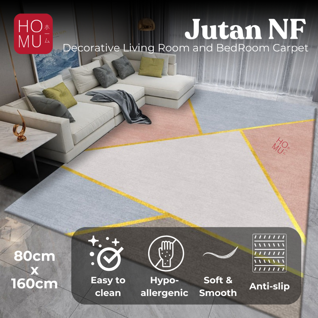Jual HOMU Jutan NF Decorative Living Room and BedRoom Carpet Karpet ...