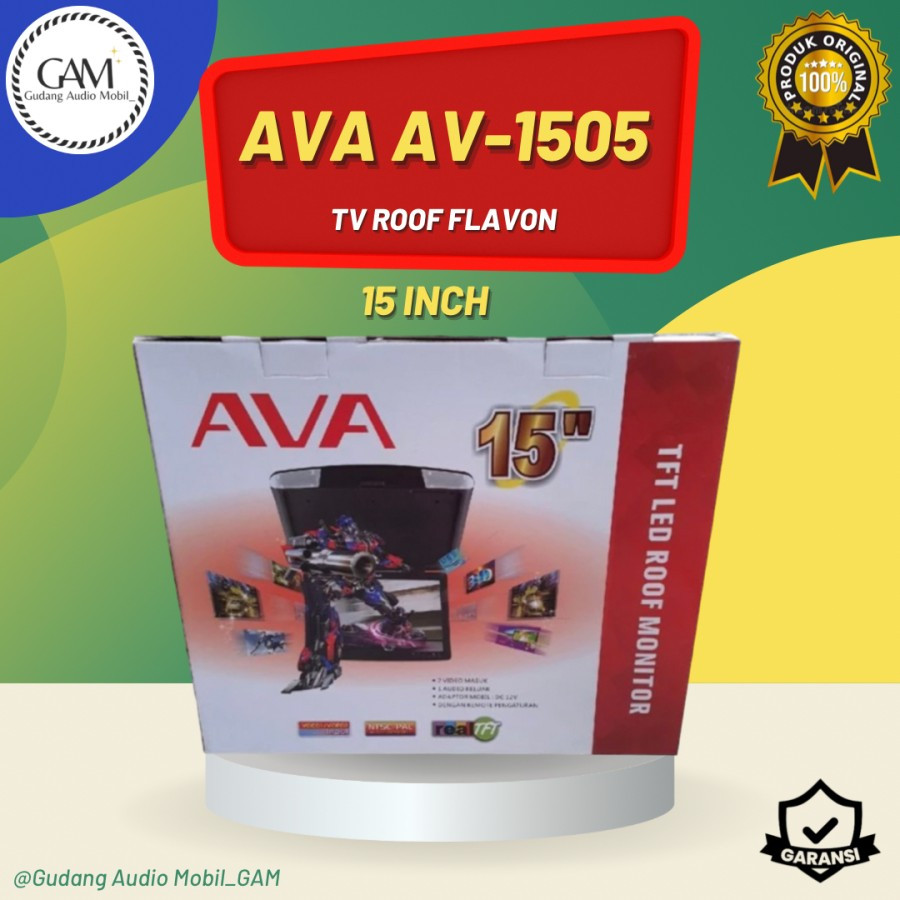 Jual TV ROOF MOBIL AVA AV 1505 15 INCH / TV PLAFON MOBIL 15 INCH ...