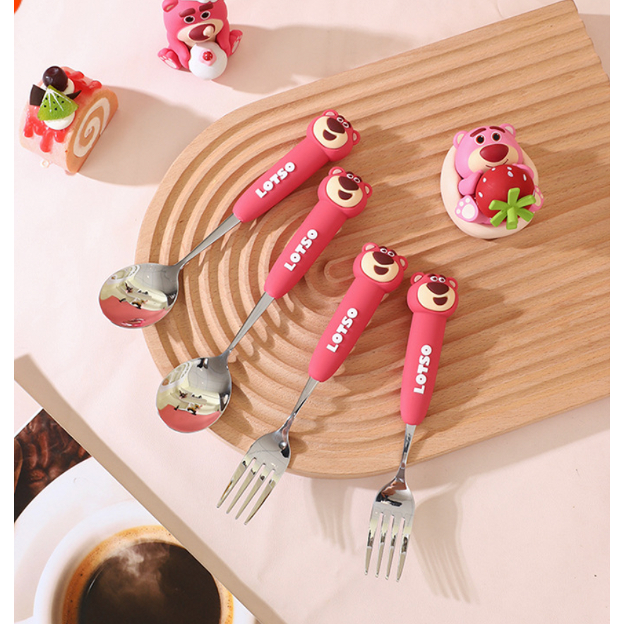 Jual SET SENDOK GARPU STAINLESS LOTSO POOH ORIGINAL | Shopee Indonesia