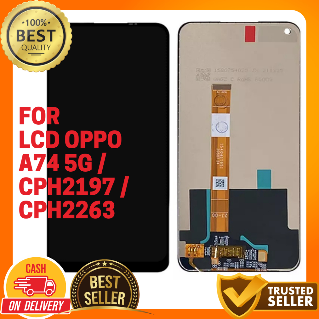 Jual LCD Oppo A74 5G / CPH2197 / CPH2263 Fullset Touchscreen Original | Shopee Indonesia