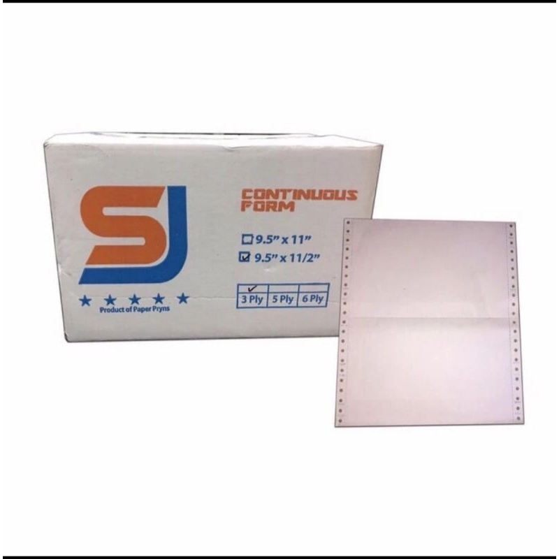 Jual Kertas Continuous Form Paperpins 9,5x11 2 Ply | Shopee Indonesia
