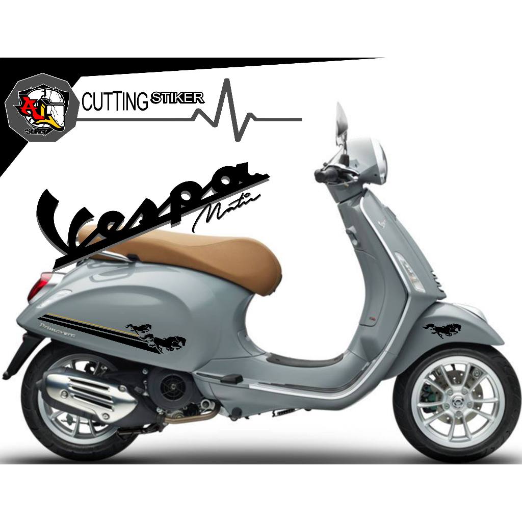 Jual STRIPING VESPA MATIC/SV.374/STICKER CUTTING/STIKER/STICKER/SETIKER ...