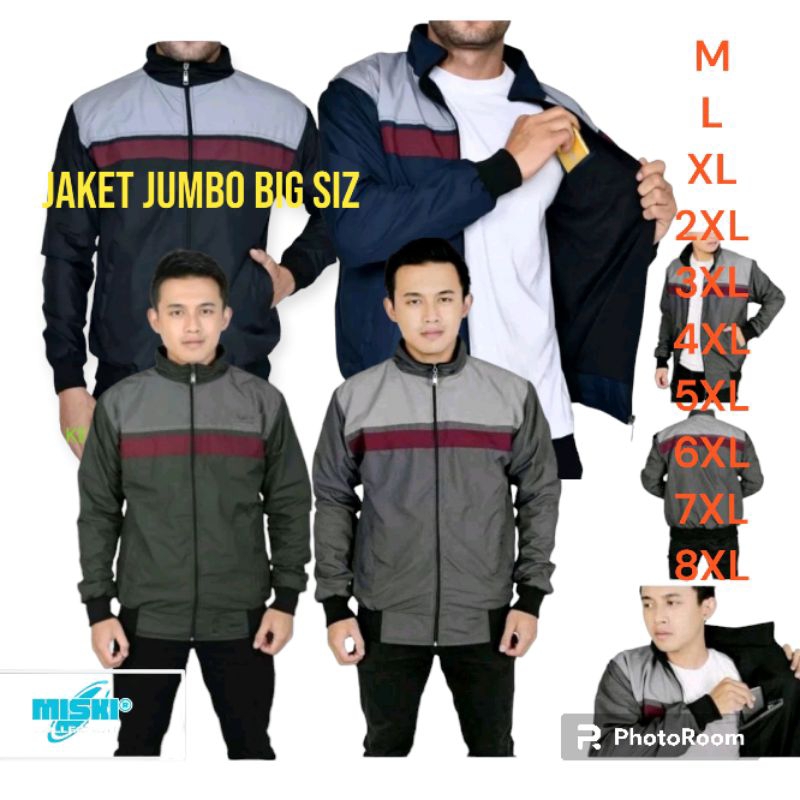 Jual jaket terbaru kombinasi big jumbo big saize tersedia ukuran M.L.xl.2xl3xl.4xl.5xl.6xl.7xl ...