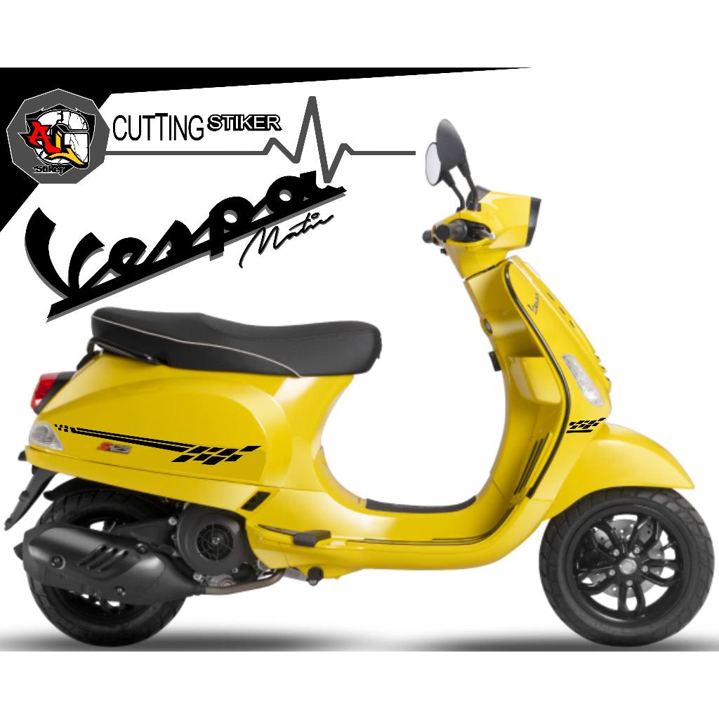 Jual STRIPING VESPA MATIC/SV.376/STICKER CUTTING/STIKER/STICKER/SETIKER ...