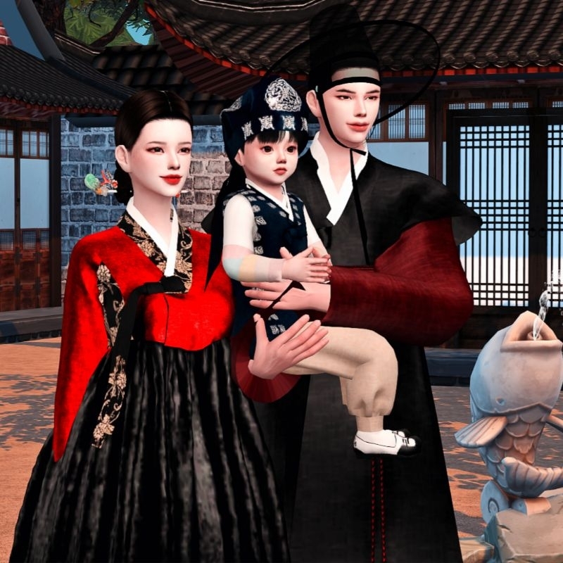 Sims 4 Cc Hanbok , [RIMINGS] Korean Traditional Costume _Hanbok ...