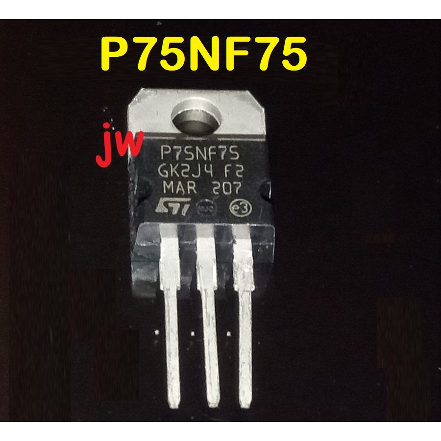 Jual ORIGINAL MOSFET STP75NF75 P75NF75 75NF75 75N75 80A 75V TO-220 ...