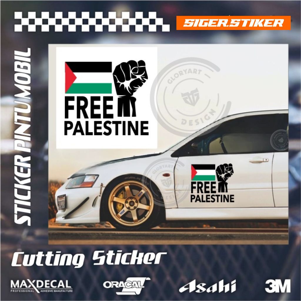 Jual Stiker Body Mobil Stiker Free Palestina Stiker Save Palestine ...